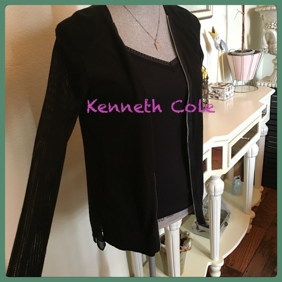 Kenneth Cole | Sweaters | New Kenneth Cole Zip Up Cardigan | Poshmark